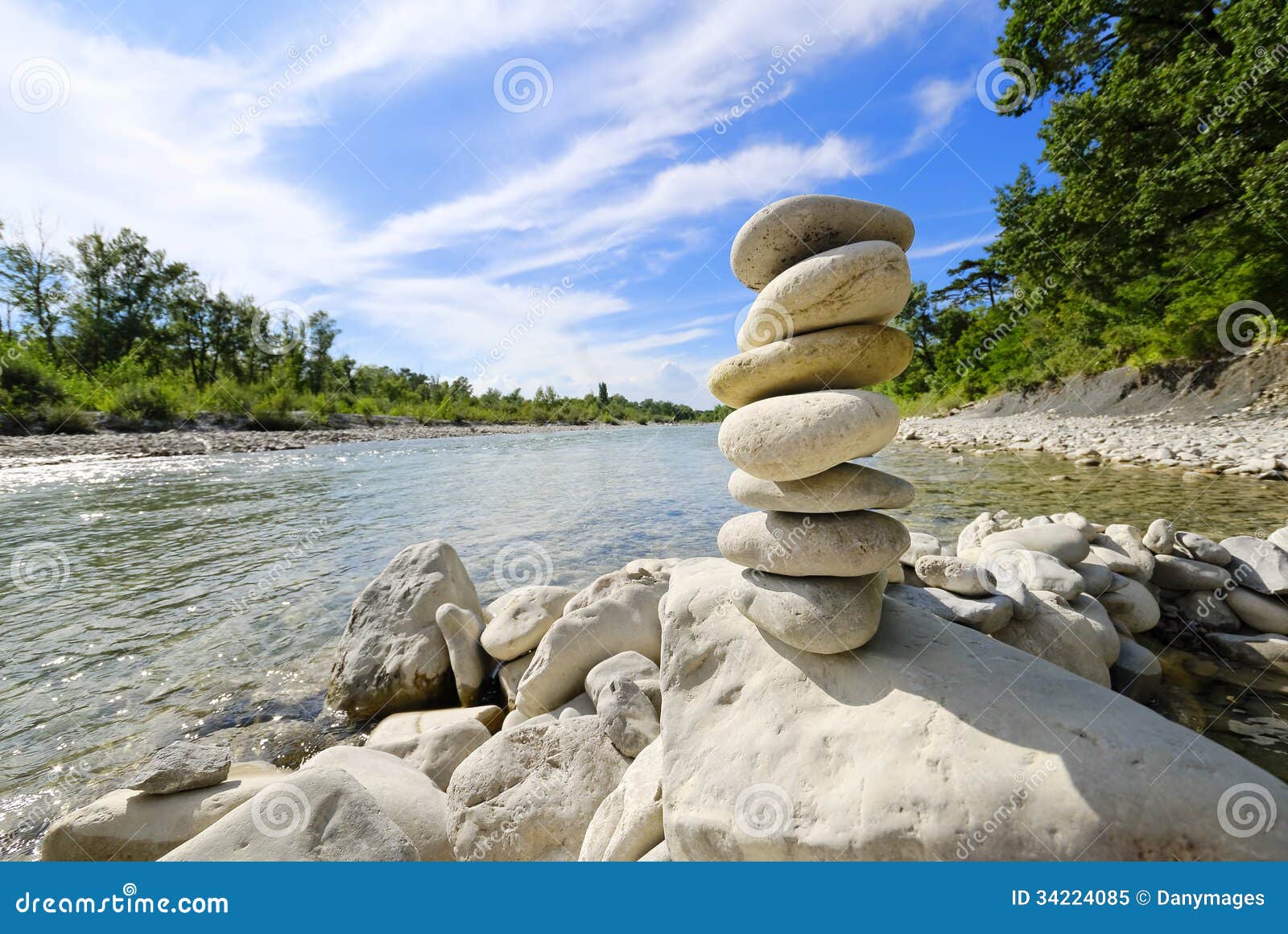 Stone stock image. Image of nature, harmony, stones, water - 34224085