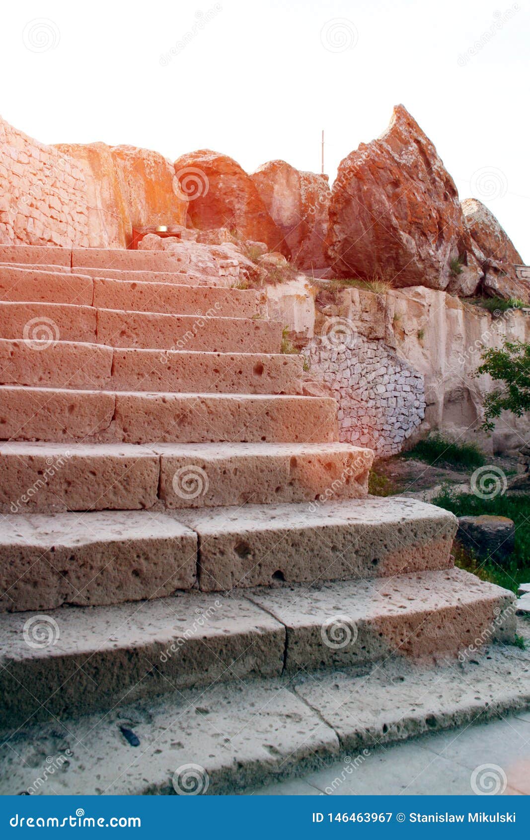 Stone Staircase in Cappadocia Stock Image - Image of abstract, steps ...
