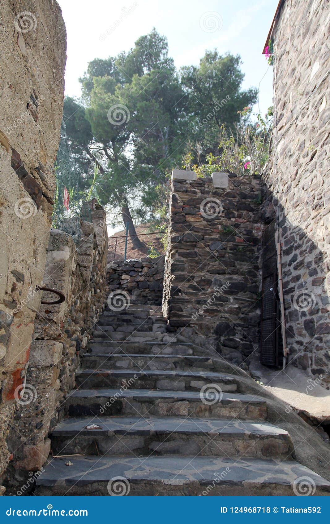 Stone Staircase in the Castle. Stock Photo - Image of shore, castle ...