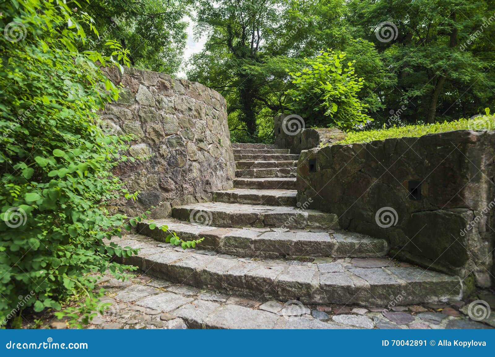 Stone staircase in a park stock image. Image of steps - 70042891