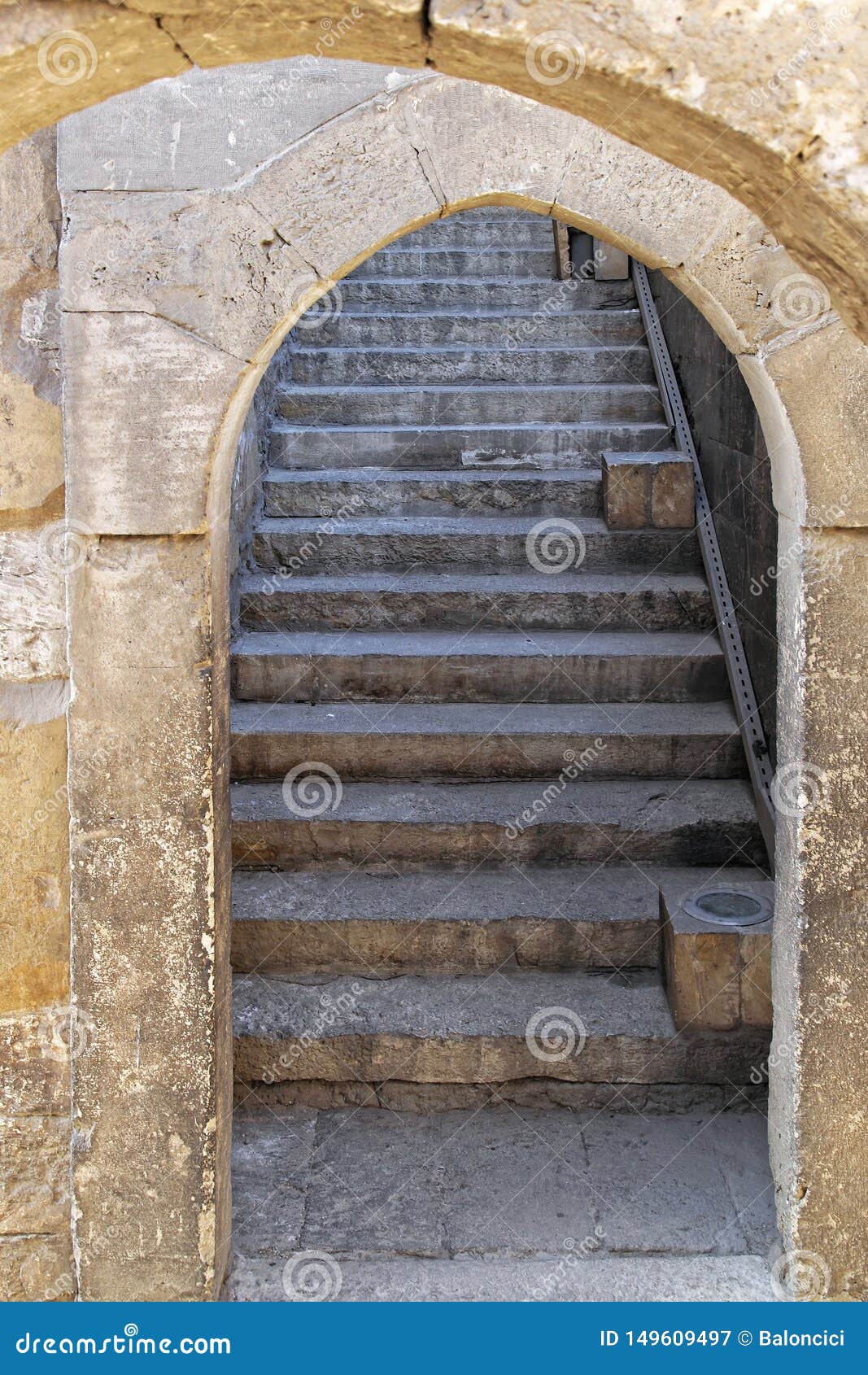 Stairway Cairo stock image. Image of stairway, stairs - 149609497