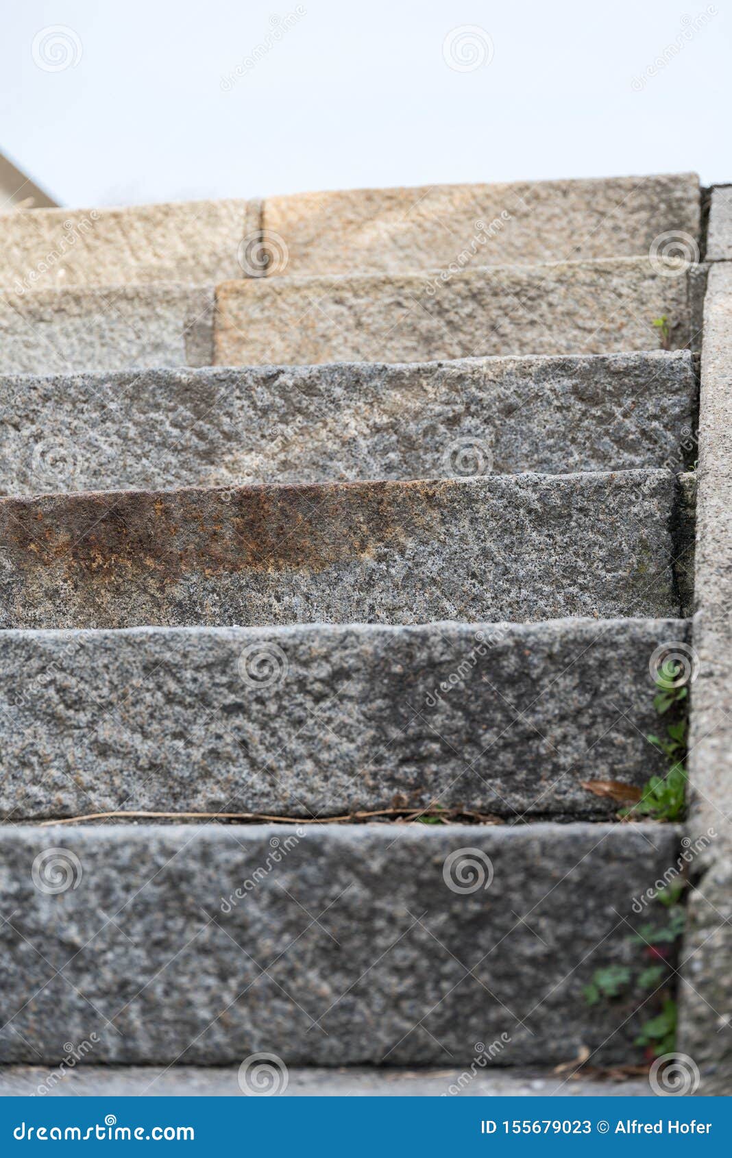 Stone Stairs - Frontal View Stock Image - Image of steps, stairway ...