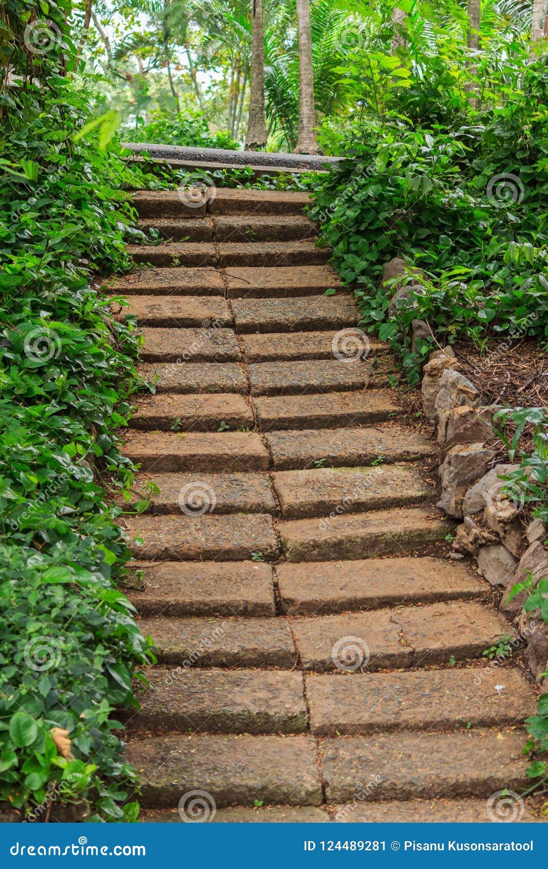 Stone stairway stock image. Image of attraction, design - 124489281
