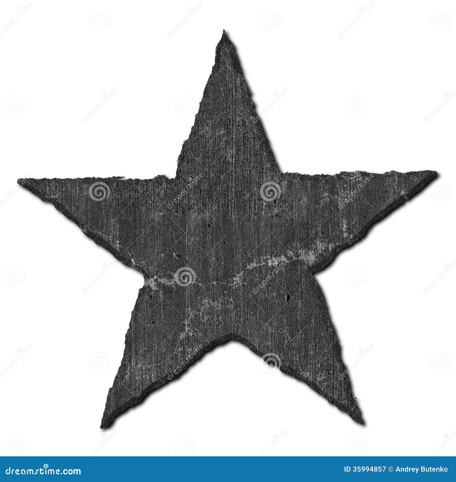 Stone star. stock illustration. Illustration of white - 35994857