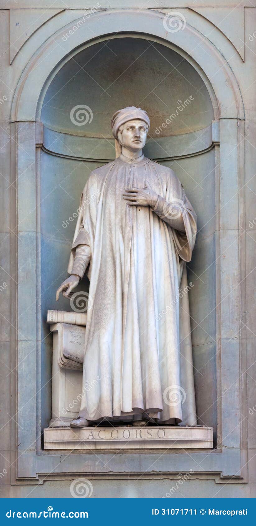 Stone statue of Accorso stock image. Image of head, culture - 31071711