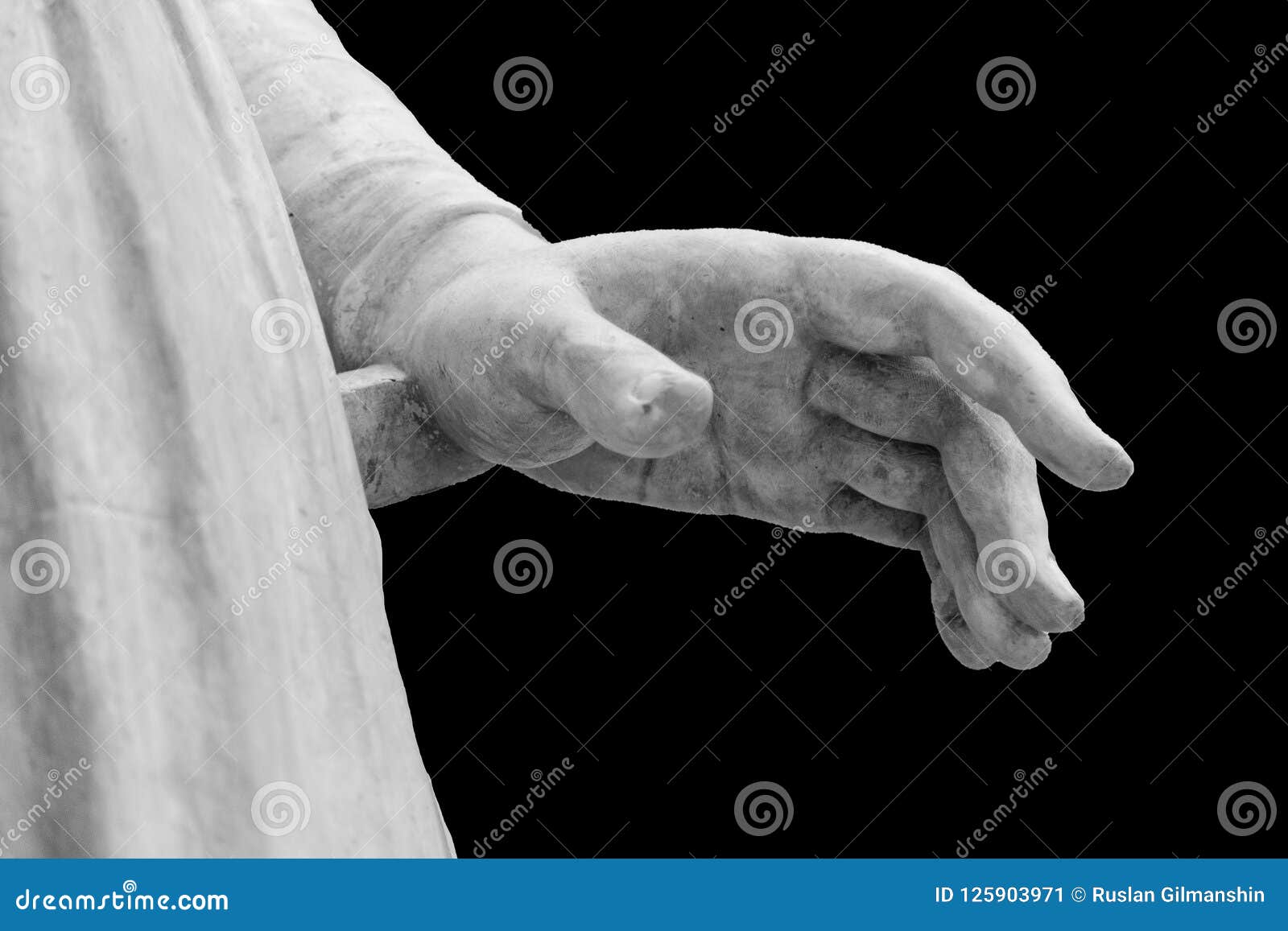 Statue Hand From A Cemetery Royalty-Free Stock Image | CartoonDealer ...