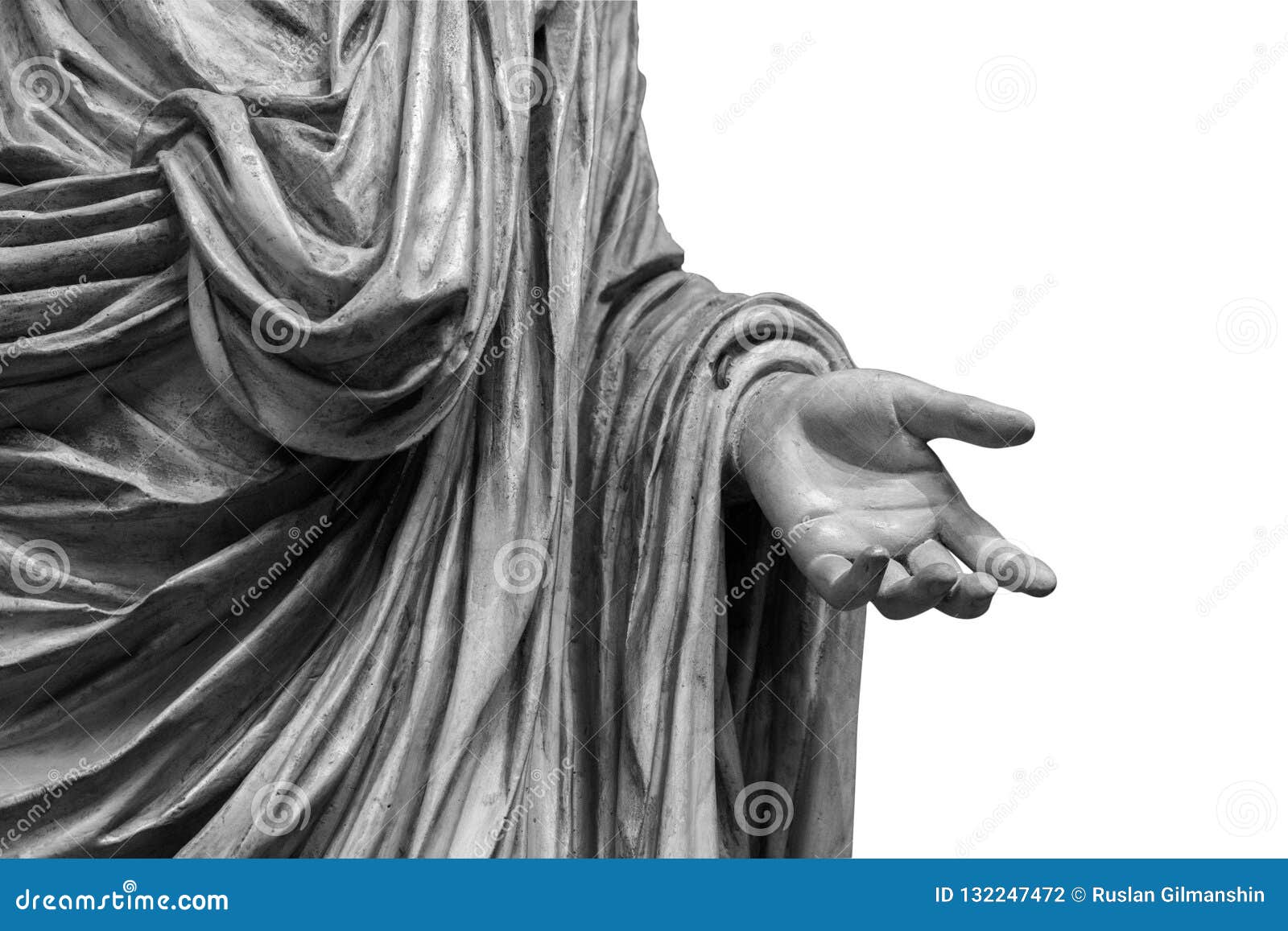 Stone Statue Detail of Human Hand Stock Photo - Image of buddha, asian ...