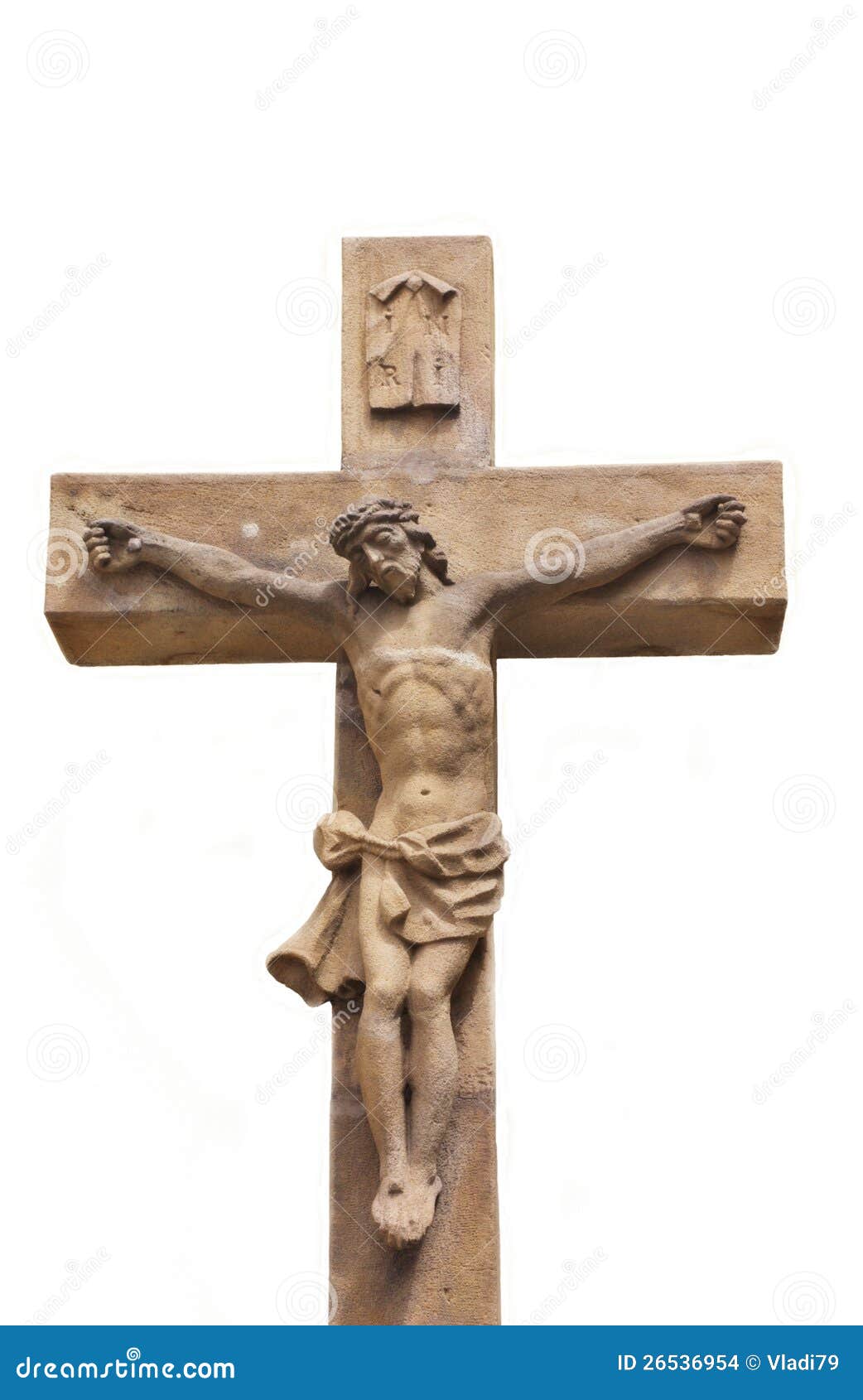 Stone Statue of Jesus Christ Stock Photo - Image of calvary, crucifix ...