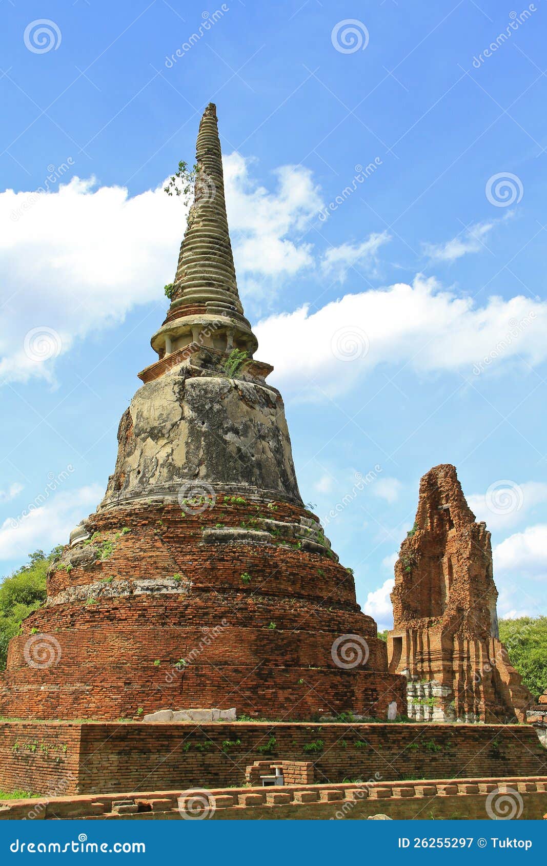 Stone statue of a stupa stock image. Image of decorated - 26255297