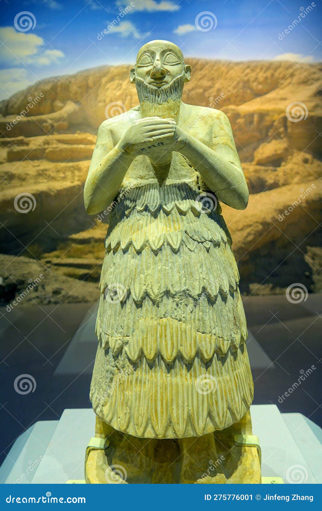 Stone Statue of Worshiper editorial photo. Image of relics - 275776001