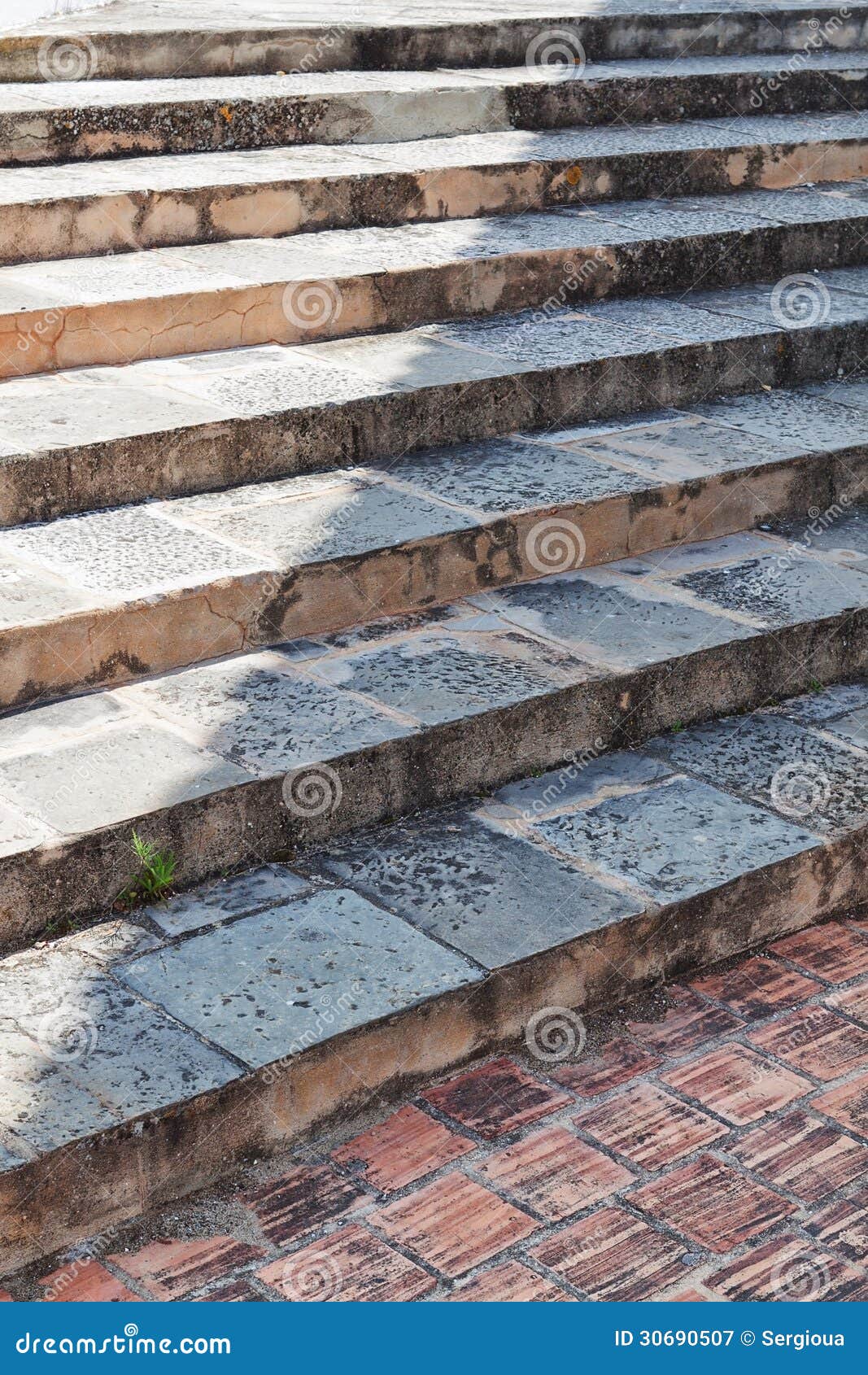 Stone Steps of an Ancient Temple. Stock Image - Image of gray, brown ...