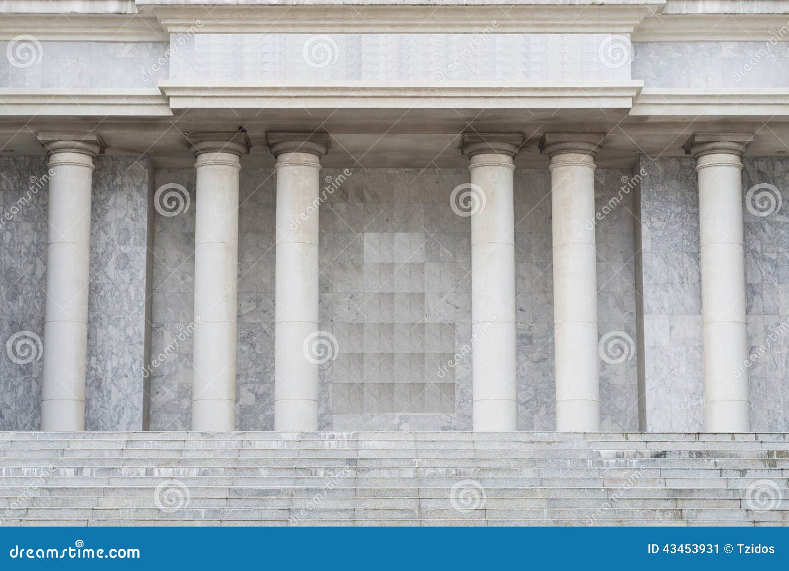 Stone Steps and Entryway with Pole Stock Image - Image of architecture ...