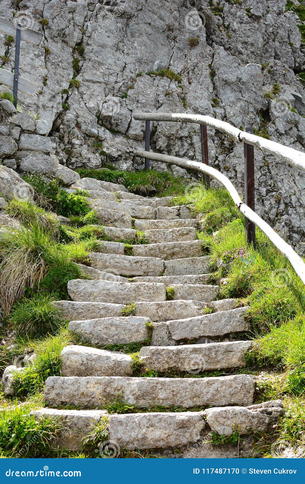 Stone Steps Mount Pilatus, Switzerland Stock Photo - Image of hiking ...