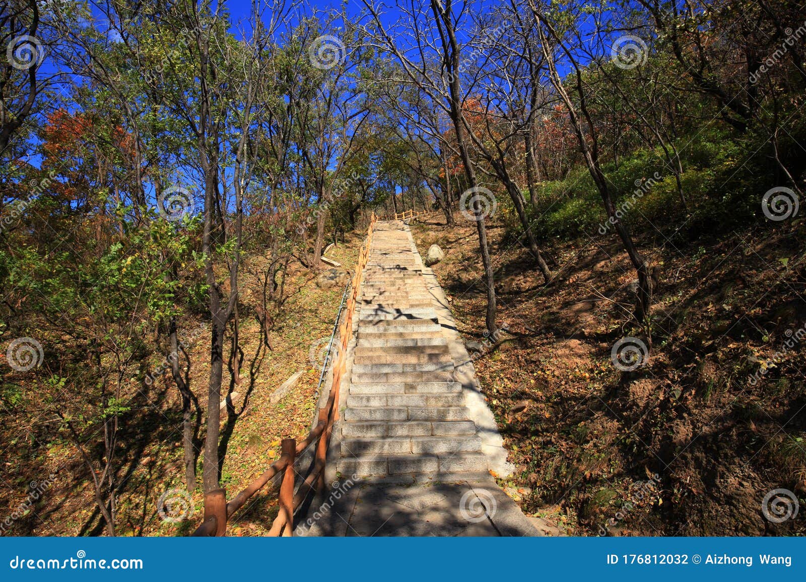 Stone Steps of the Mountain Stock Photo - Image of climbing, park ...