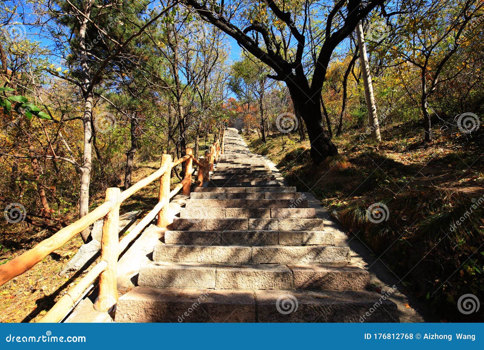 Stone Steps of the Mountain Stock Photo - Image of travel, hiking ...
