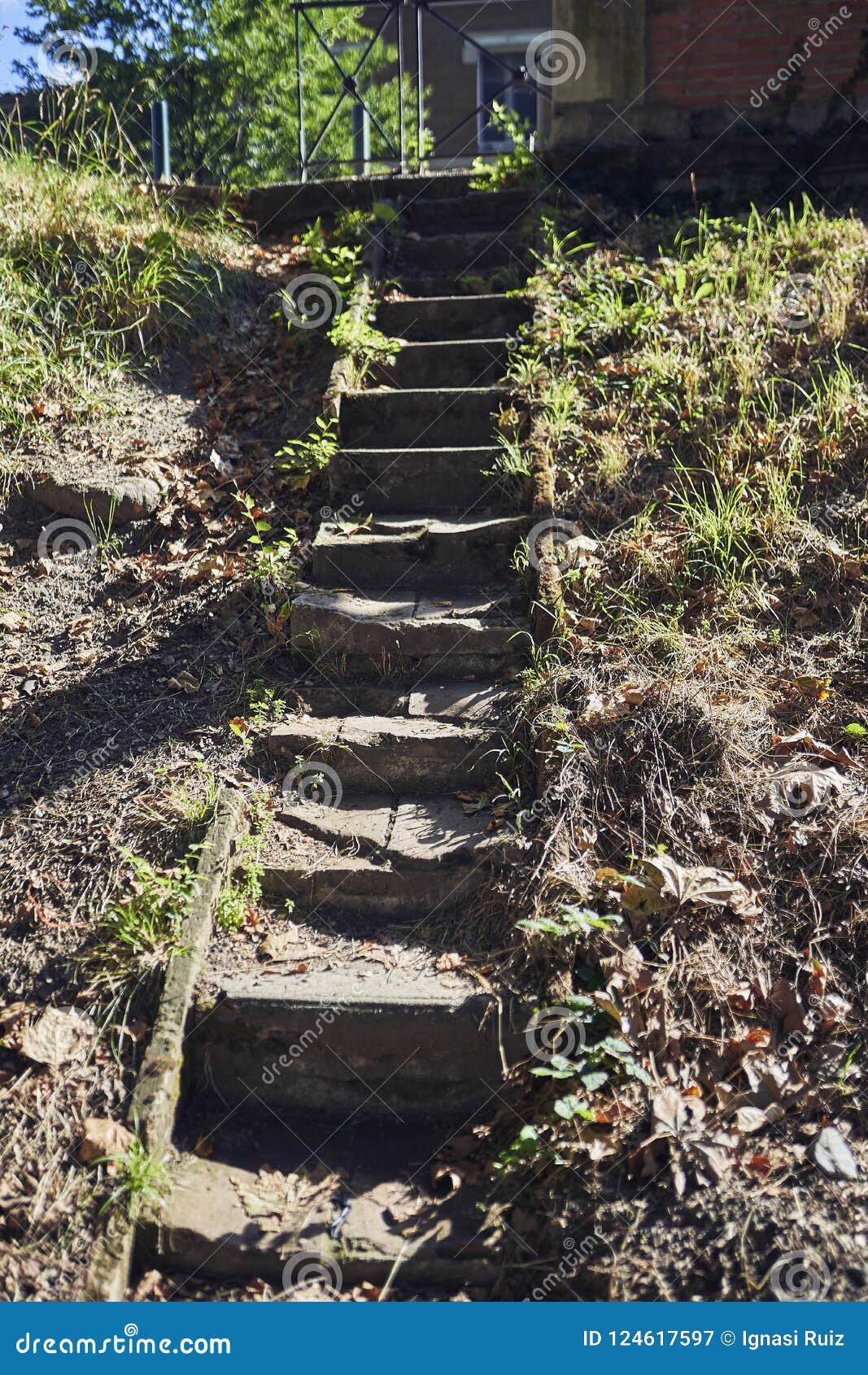Stone Steps in the Mountain Stock Image - Image of cascade, falls ...