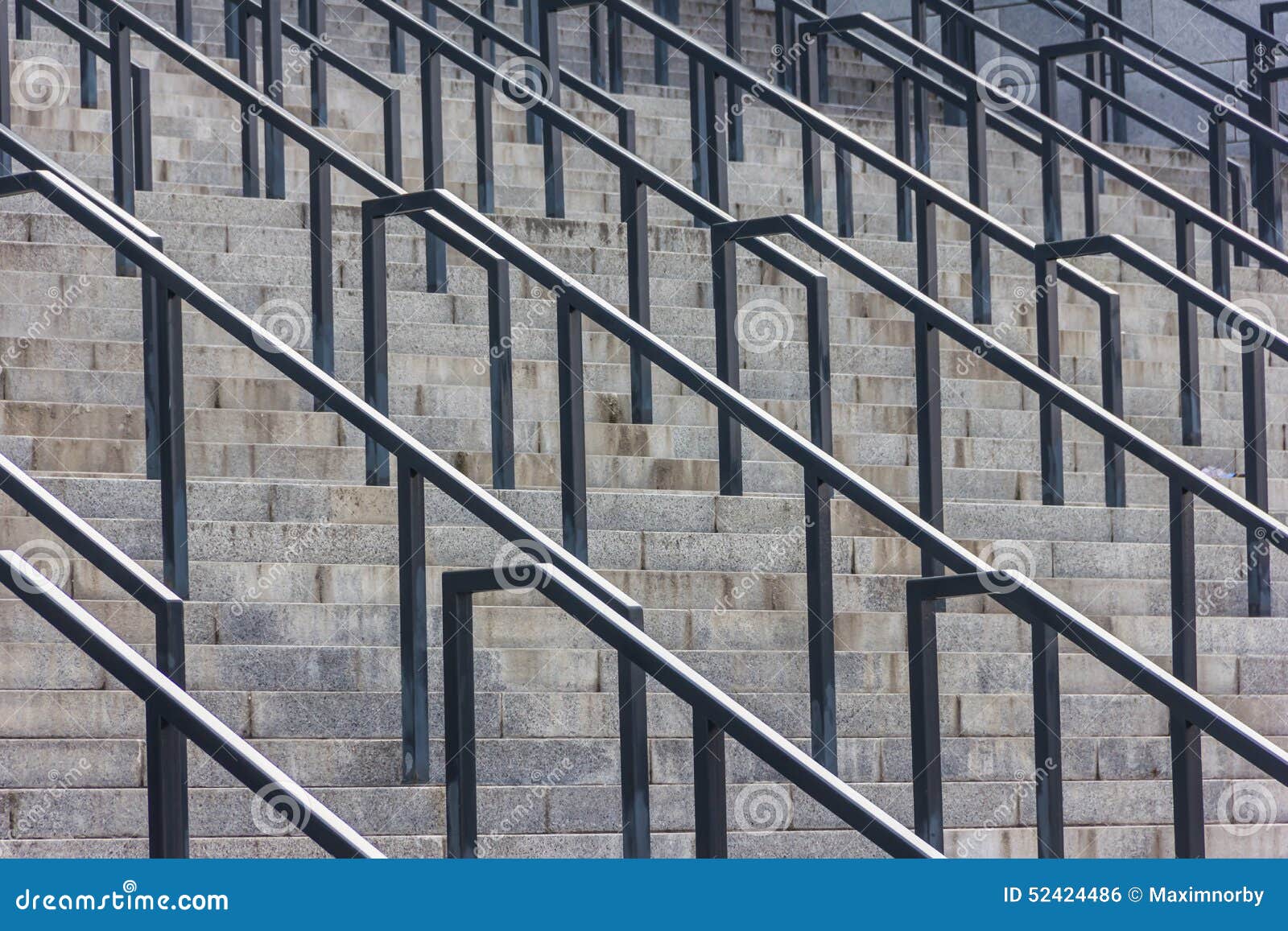 Stone steps with railing stock photo. Image of backgrounds - 52424486