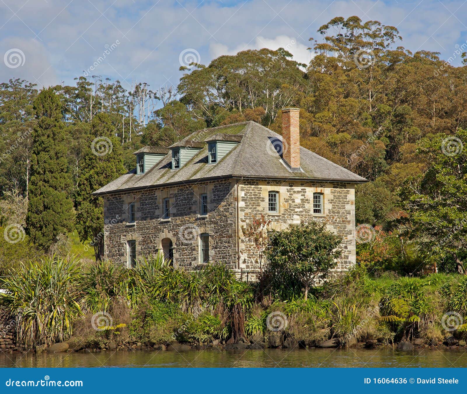 Stone Store Historic Building In KeriKeri, New Zealand. Royalty-Free ...