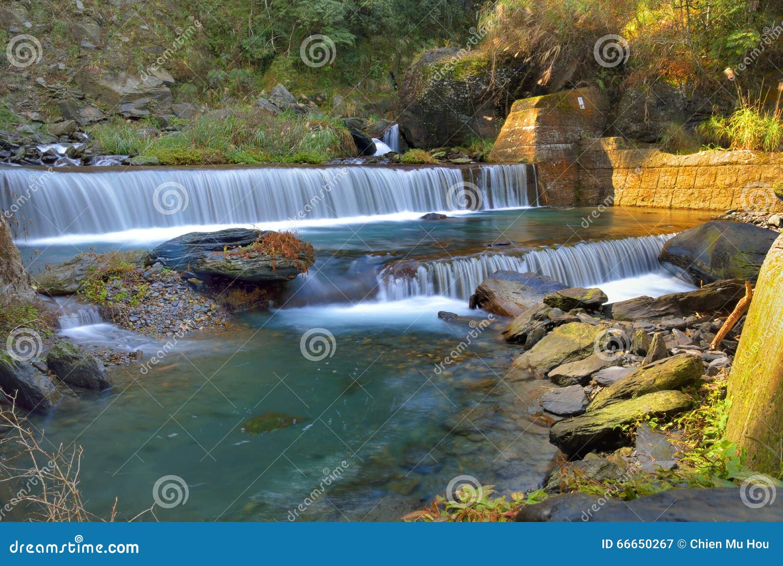 Stone and stream stock image. Image of water, color, nature - 66650267