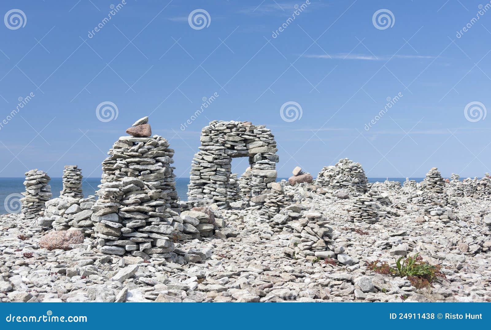 Stone Structures in Saaremaa, Estonia Stock Photo - Image of travel ...