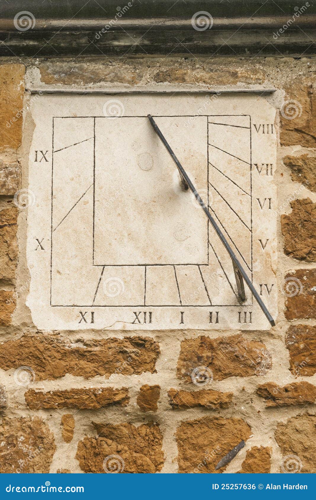 Stone sun dial stock photo. Image of steel, stone, timekeeper - 25257636