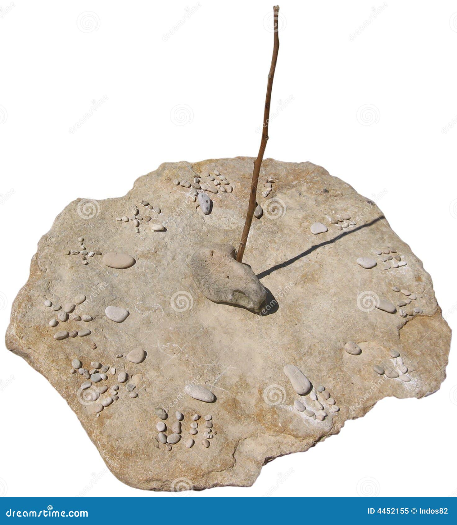 Stone sundial stock image. Image of ancient, closeup, stome - 4452155