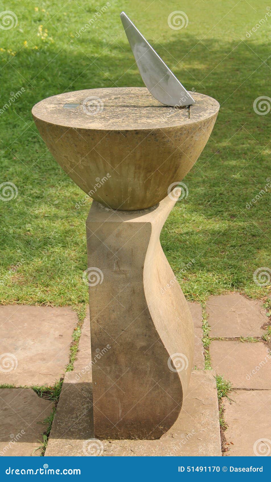 Stone Sundial. stock photo. Image of shadow, clock, metal - 51491170