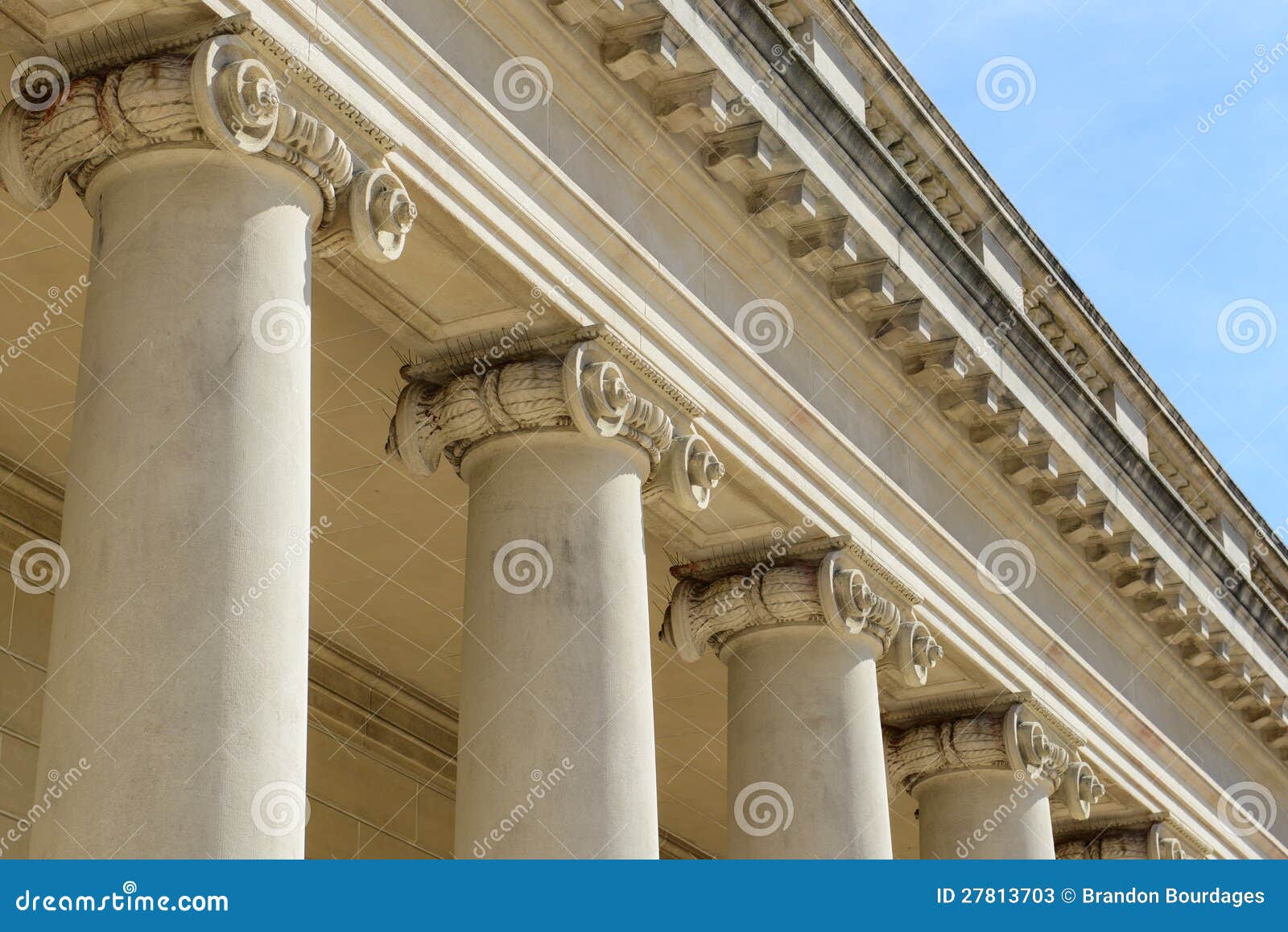 Stone Support Pillars stock image. Image of exterior - 27813703