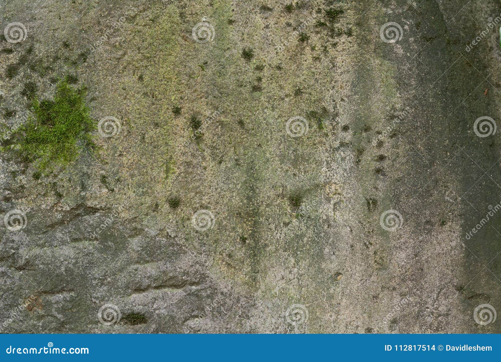Stone Surface with Green Moss Stock Photo - Image of architecture ...