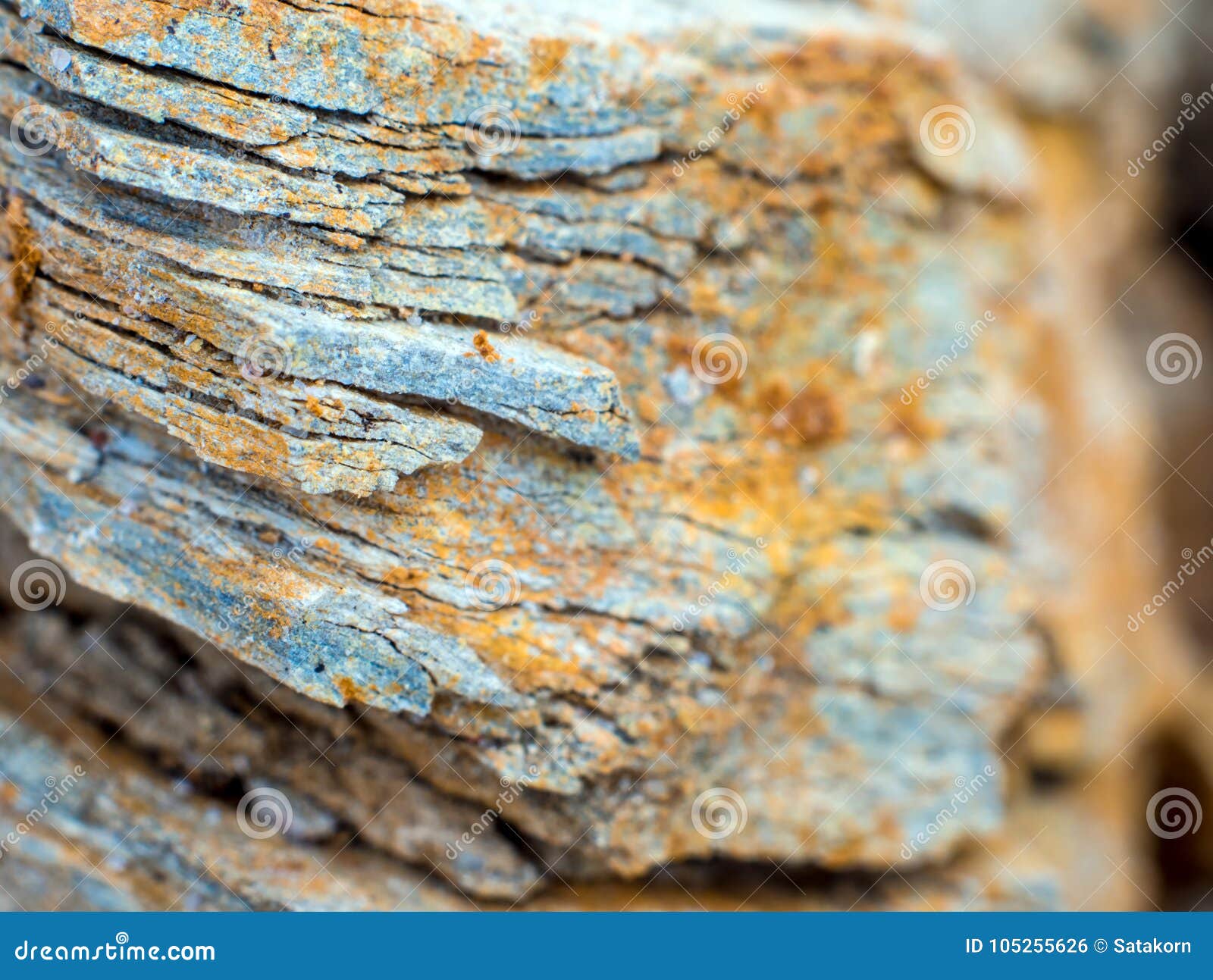 Stone Surface at the Rocky Mountain Stock Photo - Image of gray, pile ...