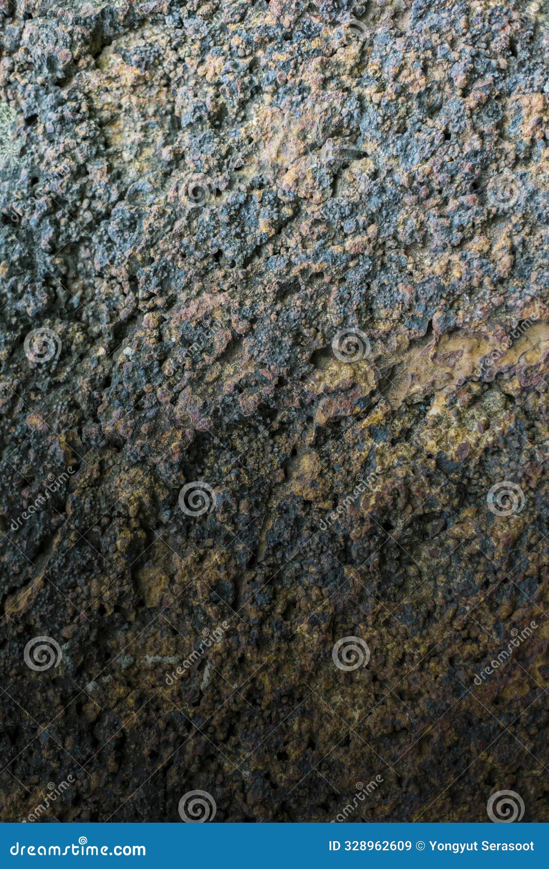 Stone Surfaces with Rust Stains are Very Dense and Coarse Stock Image ...