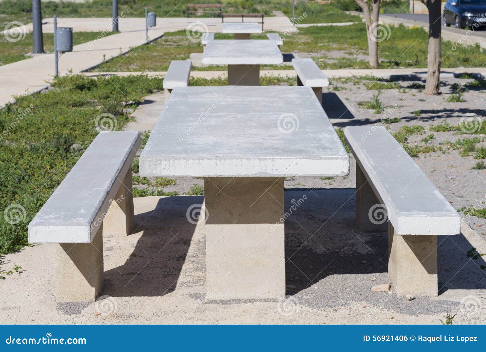 Stone tables. stock photo. Image of nature, green, countryside - 56921406