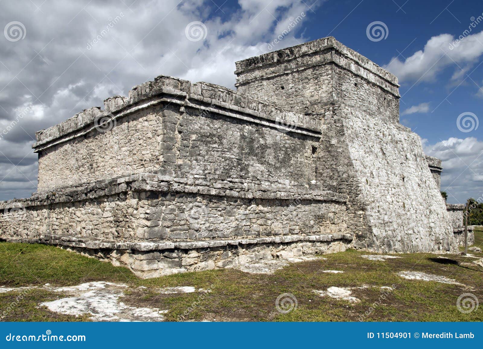 Stone Temple at Tulum stock image. Image of caribbean - 11504901