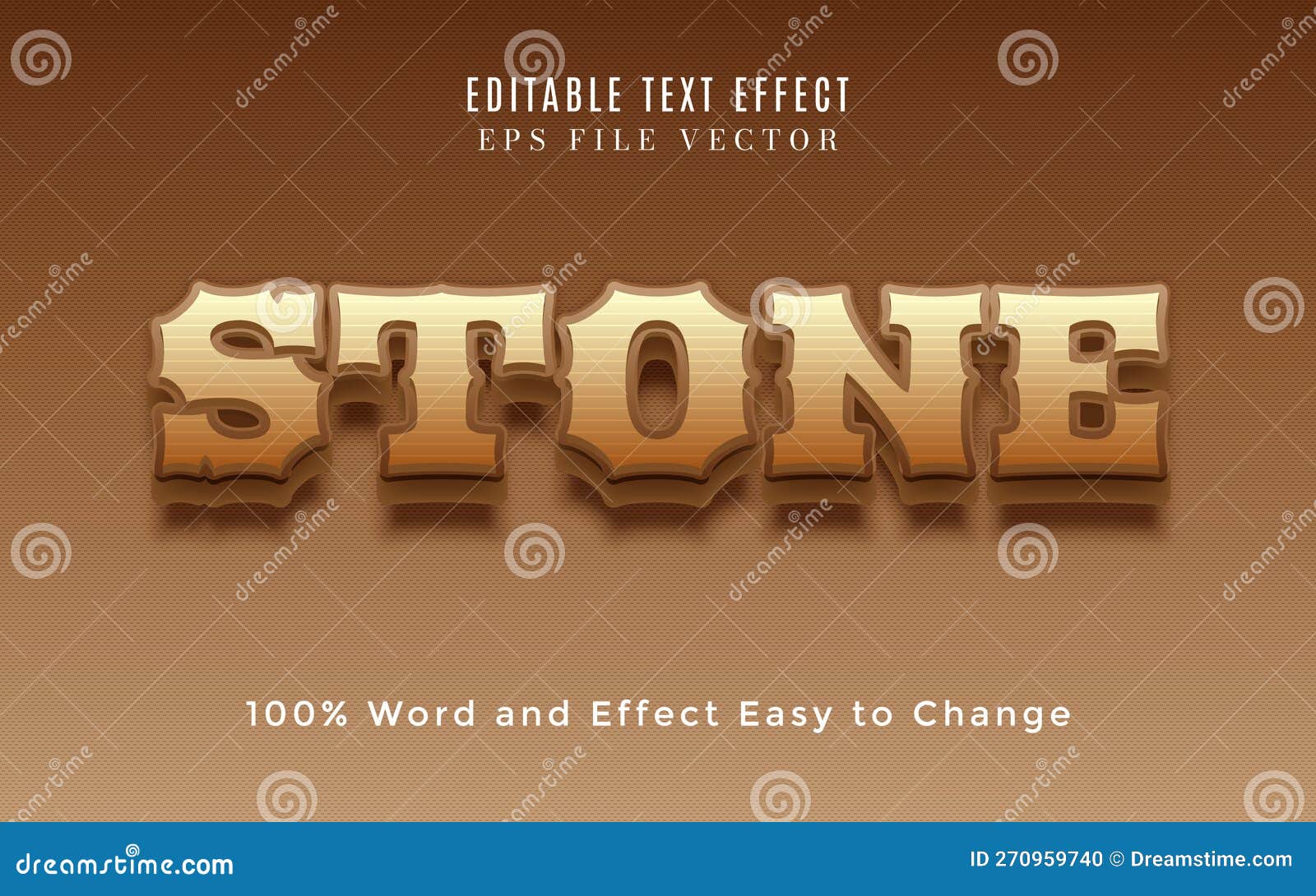 Stone Text Effect, Editable 3d Medieval And Battle Text Style Cartoon ...