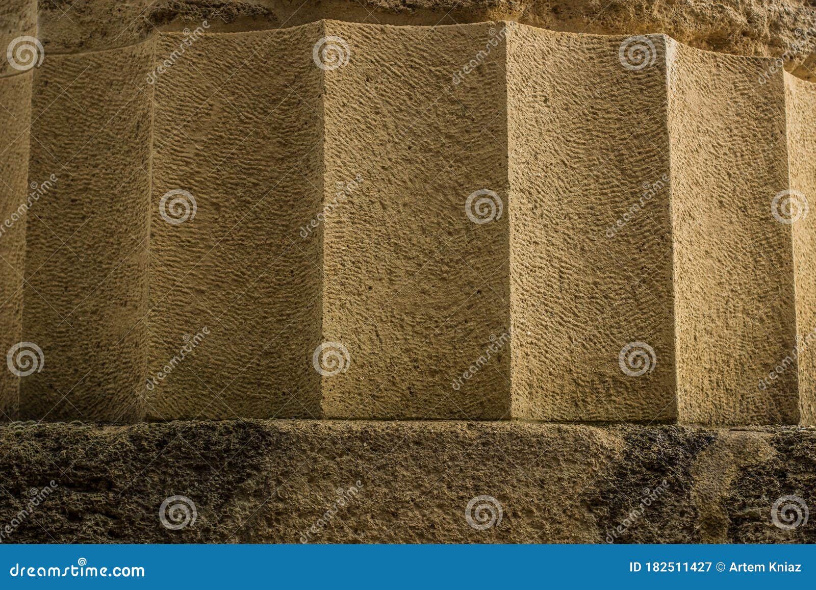 Stone Texture Antique Column Ancient Greece Architecture Soft Focus ...