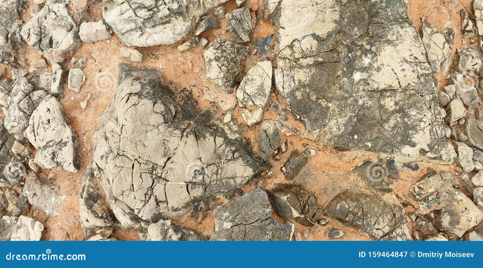 Stone. Texture of Colorful Mediterranean Stone on the Shore Stock Image ...