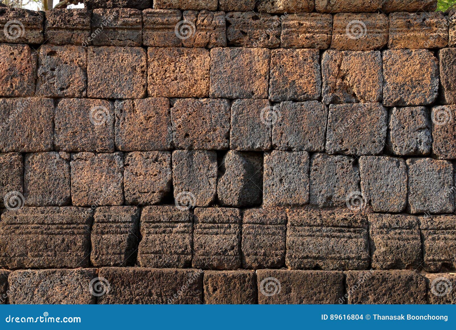 Laterite Wall, Pavement And Structure Royalty-Free Stock Image ...