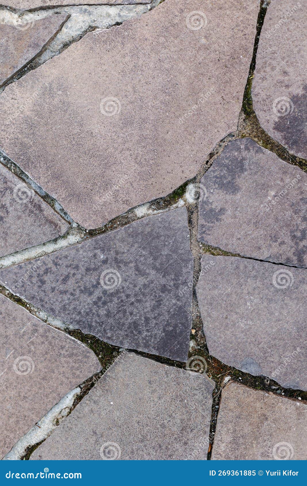 Stone Texture on the Path in the Park Stock Image - Image of pattern ...