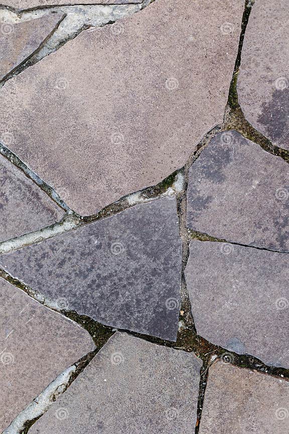 Stone Texture on the Path in the Park Stock Image - Image of pattern ...