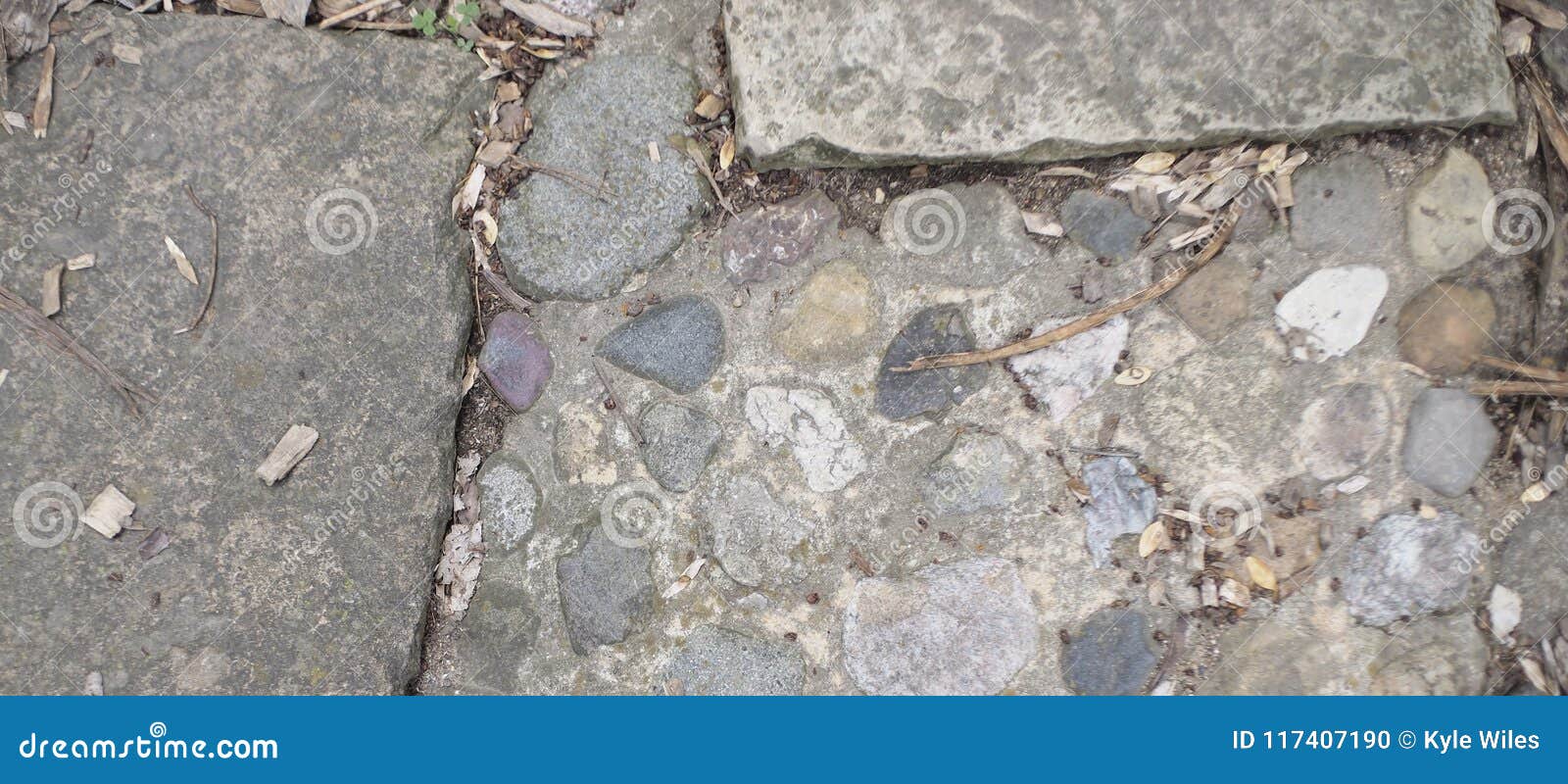 Stone Texture from a Pathway Stock Photo - Image of rough, texture ...