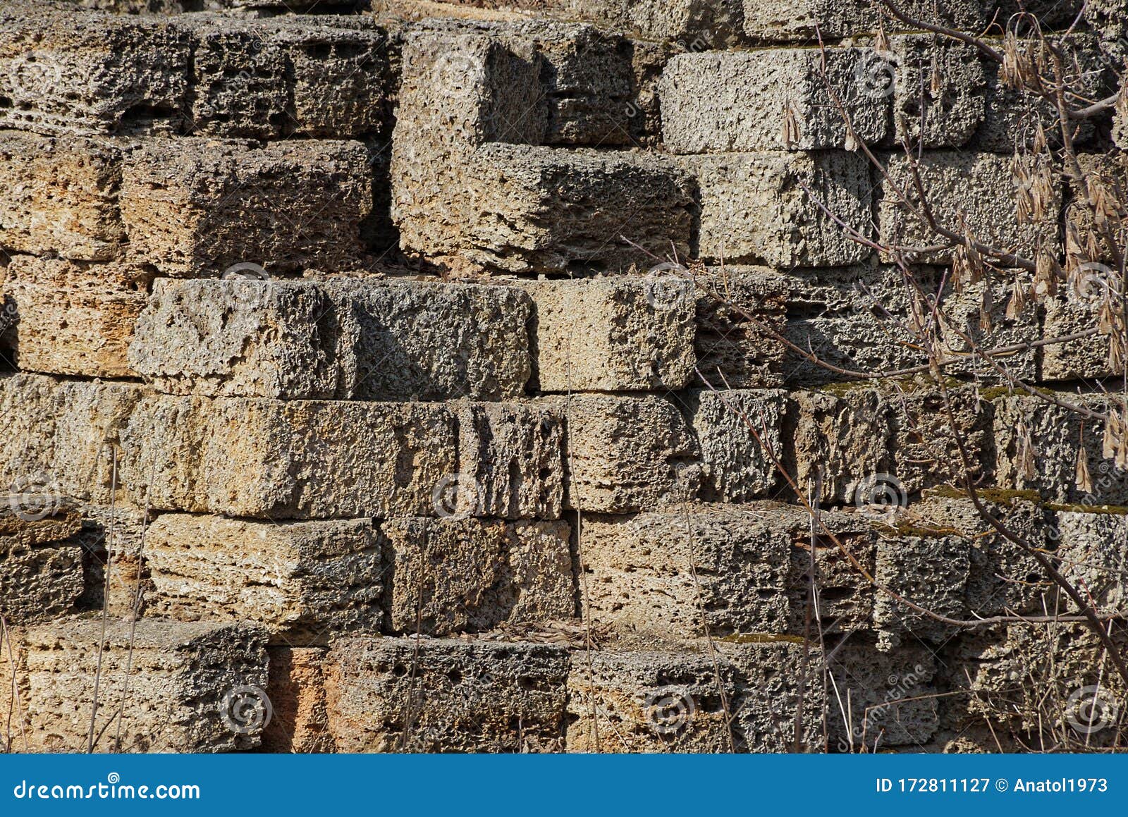 Texture Of A Pile Of Bricks. Royalty-Free Stock Image | CartoonDealer ...