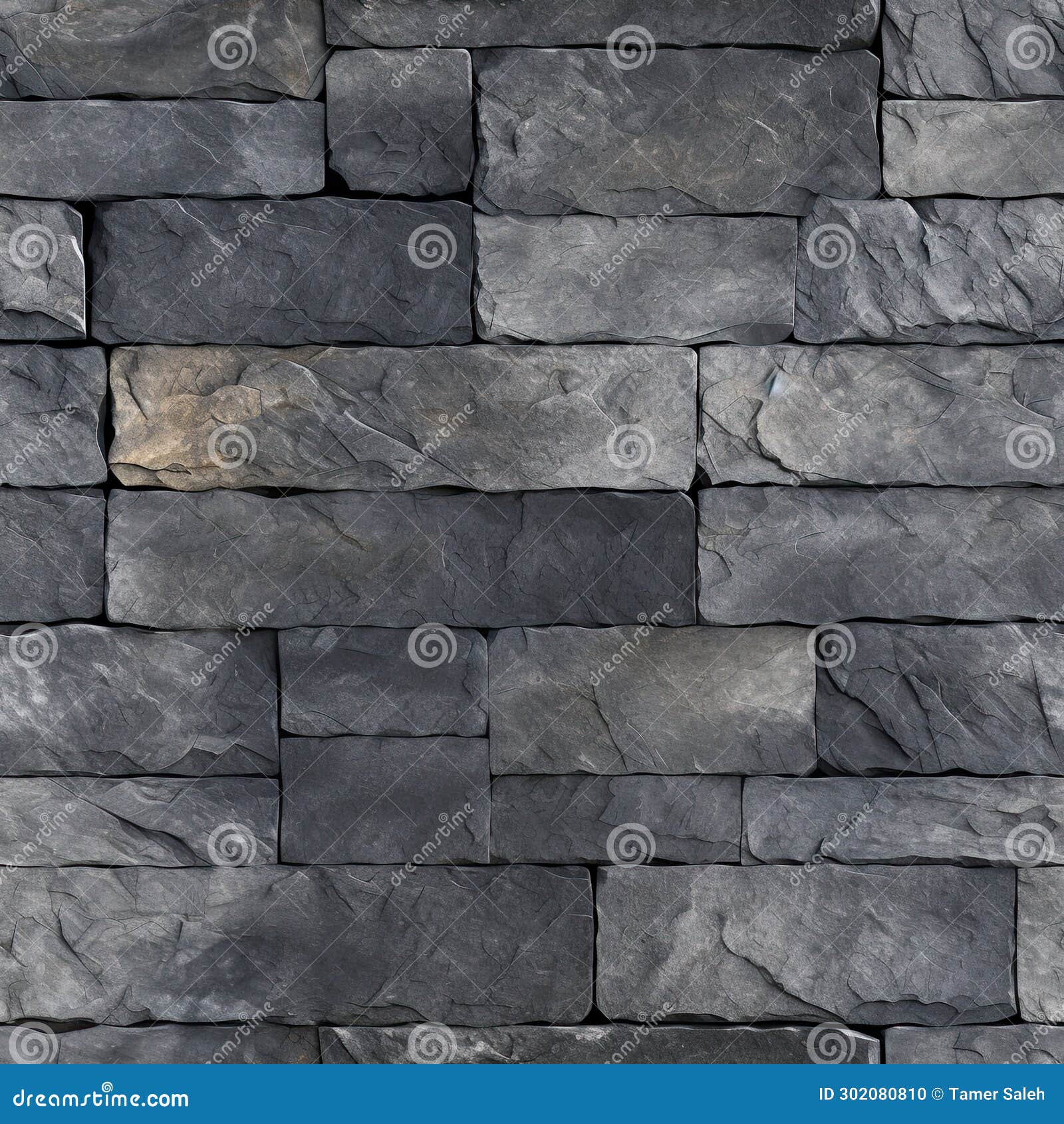 Stone Texture Seamless Pattern. Stock Illustration - Illustration of ...