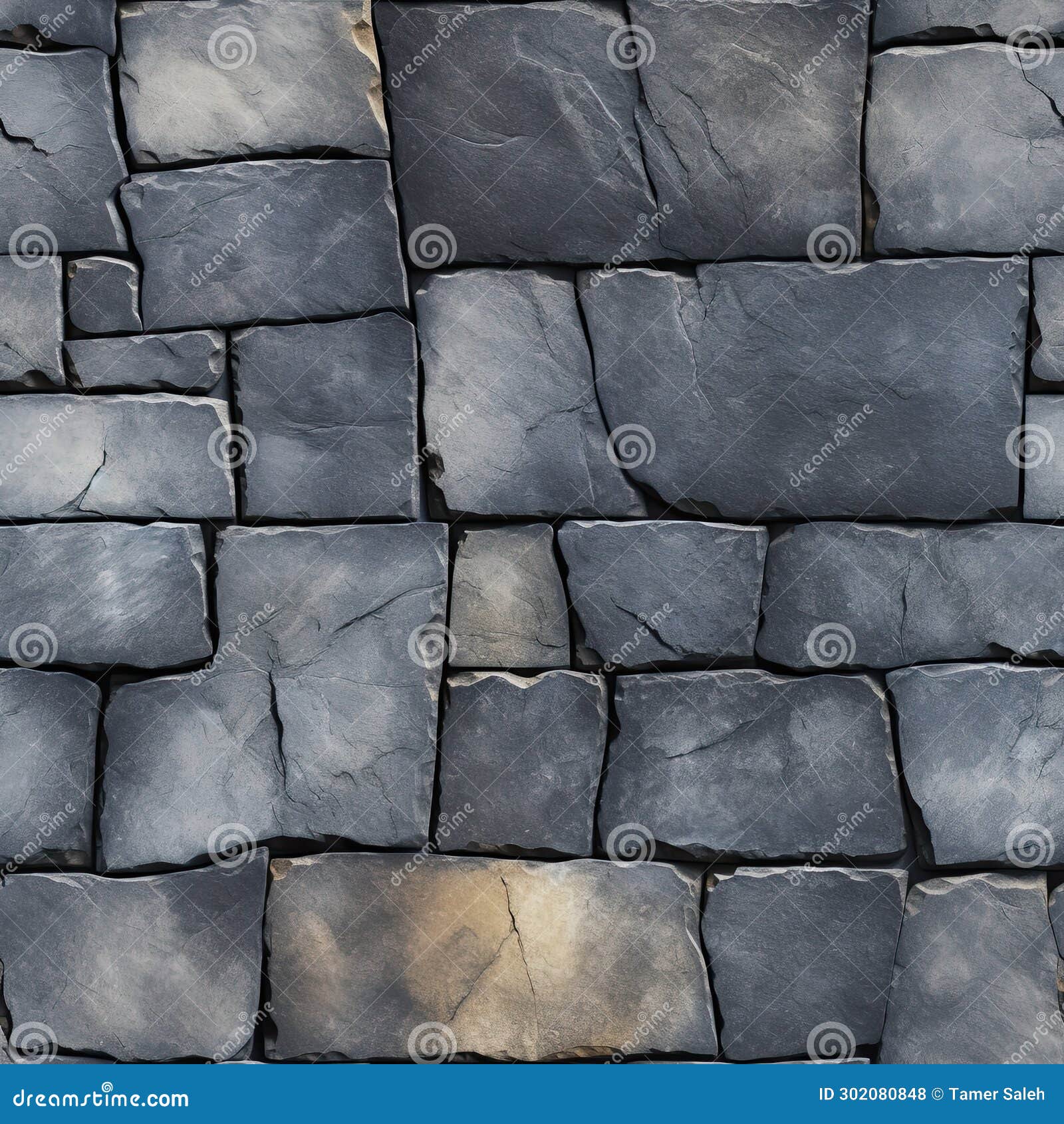 Stone Texture Seamless Pattern. Stock Illustration - Illustration of ...