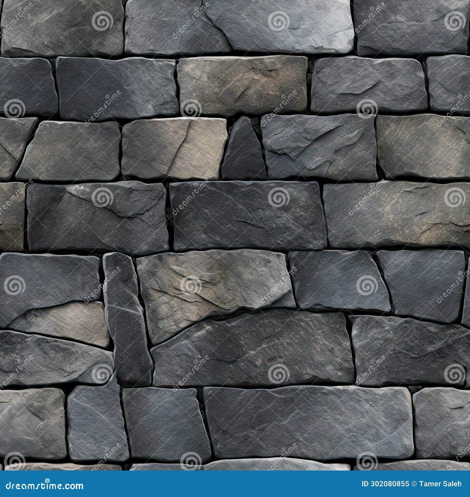 Stone Texture Seamless Pattern. Stock Illustration - Illustration of ...