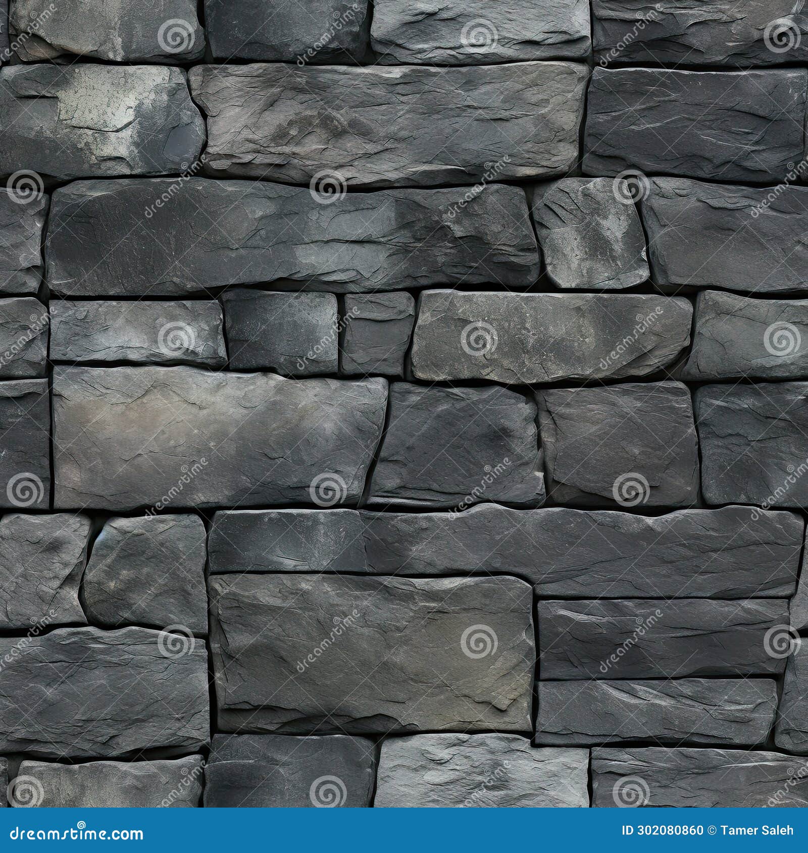 Stone Texture Seamless Pattern. Stock Illustration - Illustration of ...