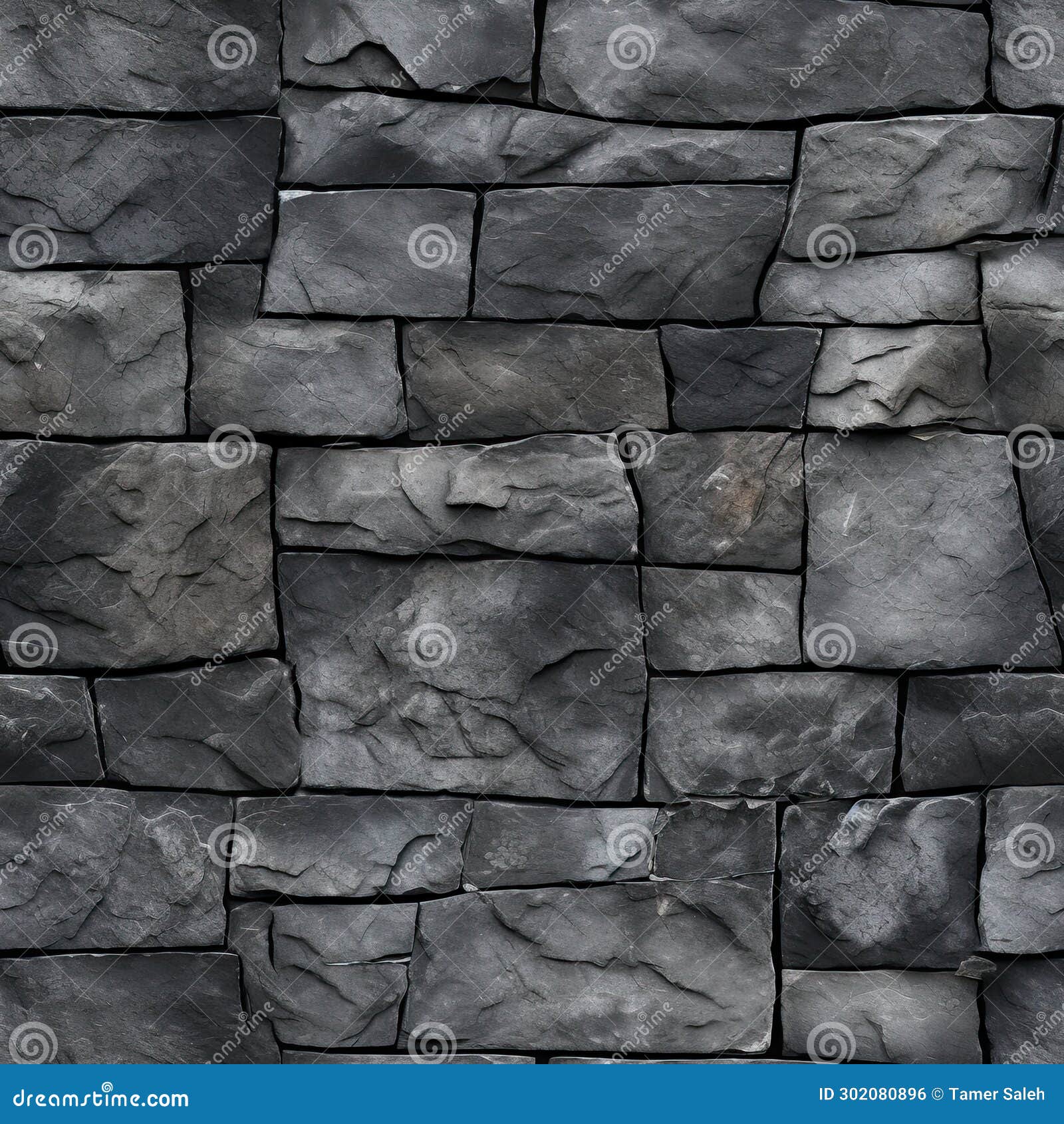 Stone Texture Seamless Pattern. Stock Illustration - Illustration of ...