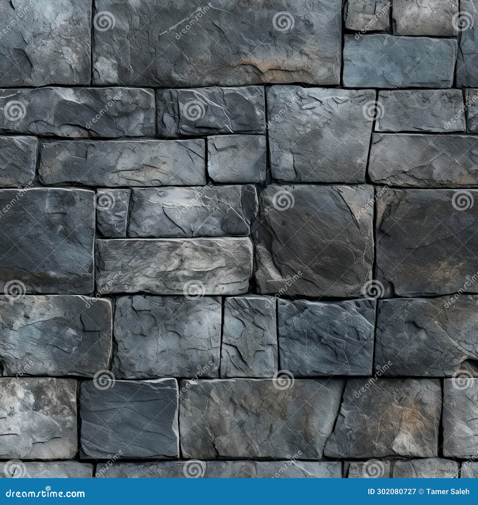 Stone Texture Seamless Pattern. Stock Illustration - Illustration of ...