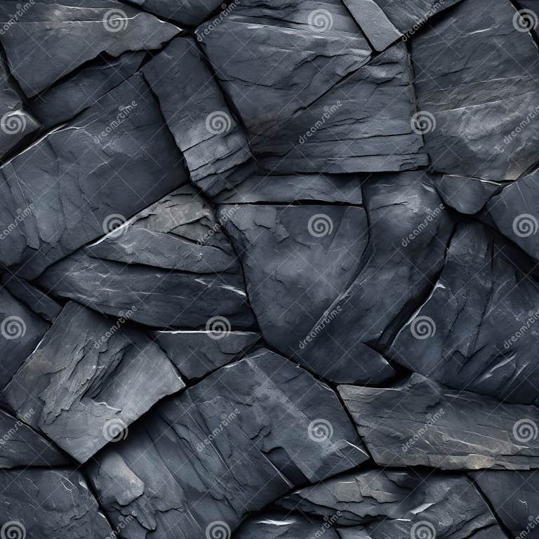 Stone Texture Seamless Pattern. Stock Illustration - Illustration of ...