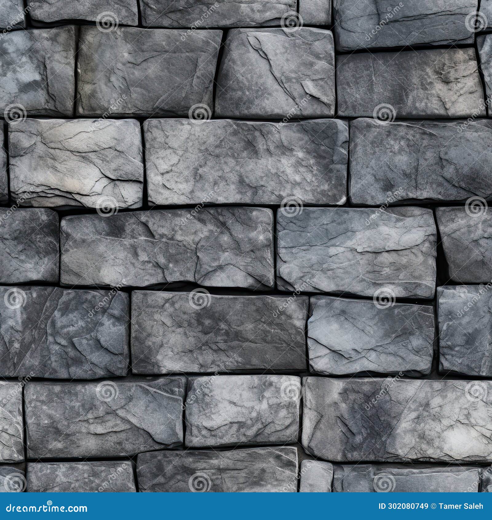 Stone Texture Seamless Pattern. Stock Illustration - Illustration of ...