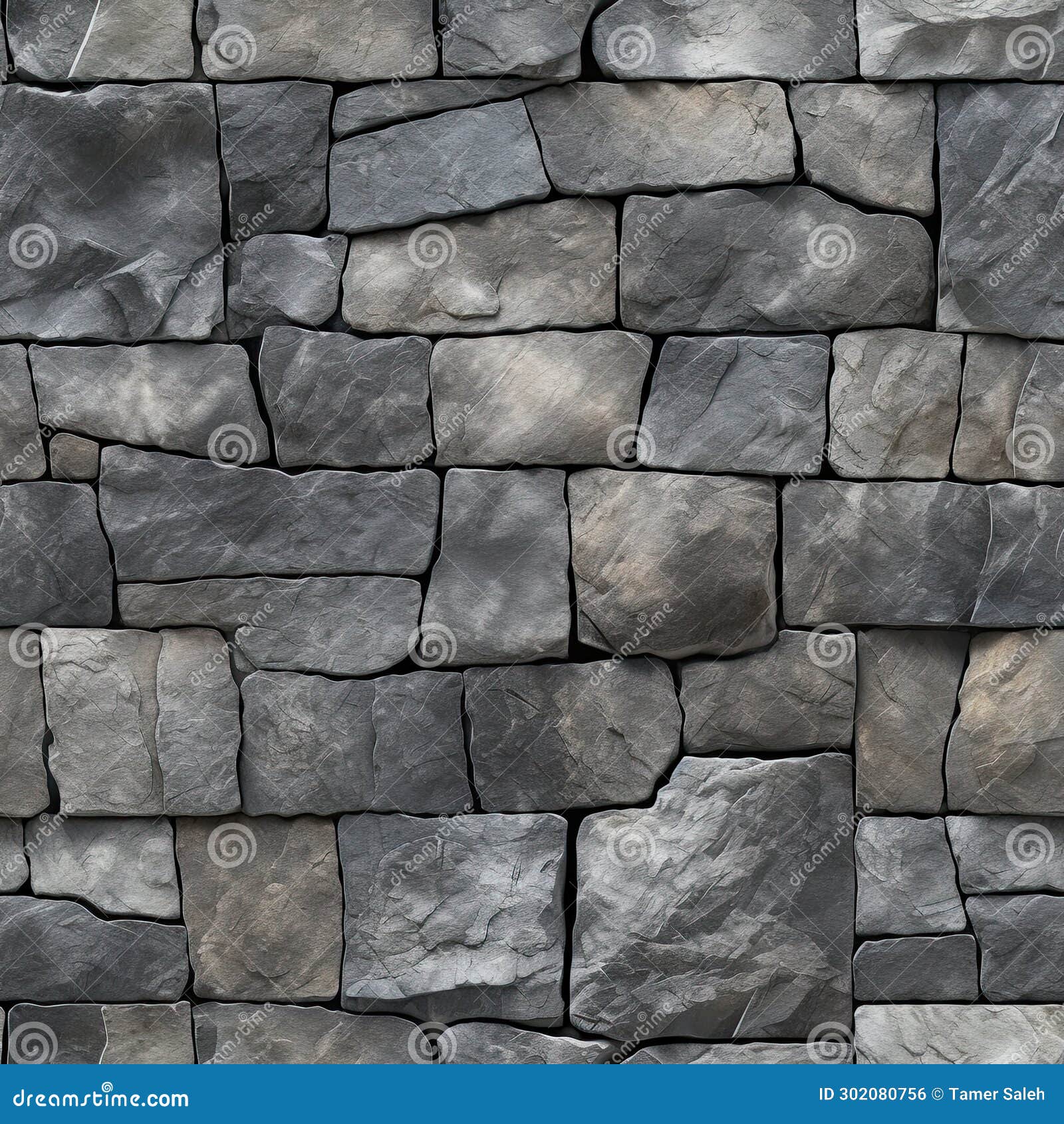 Stone Texture Seamless Pattern. Stock Illustration - Illustration of ...